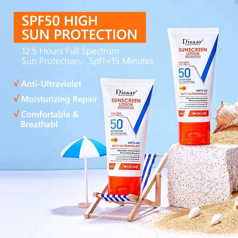 DISAAR Sunscreen Lotion Spf-50 Advance UV Protection – Coswin.pk