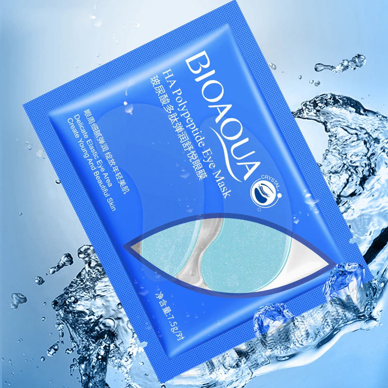 BIOAQUA Hydrogel Eye Patches With HA Polyrertide Eye Mask – Coswin.pk